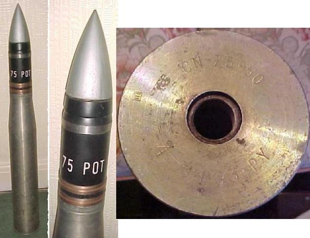 French AMX-13 75-50 APBC Tank Shell - $0.00 : Buymilsurp.com, Your ...